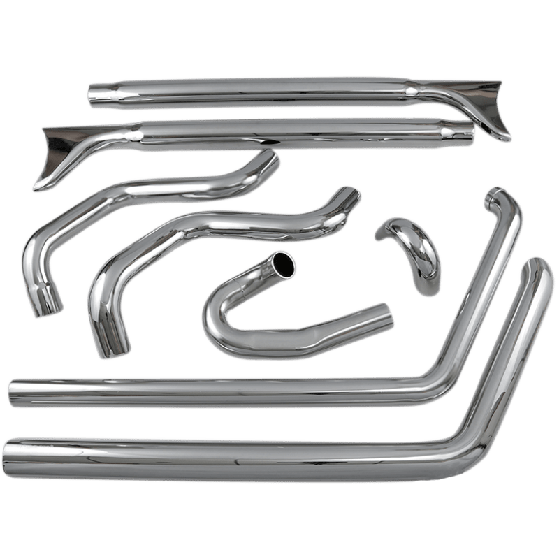 BASSANI XHAUST 07-17 SOFTAIL 33" FISHTAIL 2:2 FS NO BAFFLE (1S46E-33 ...