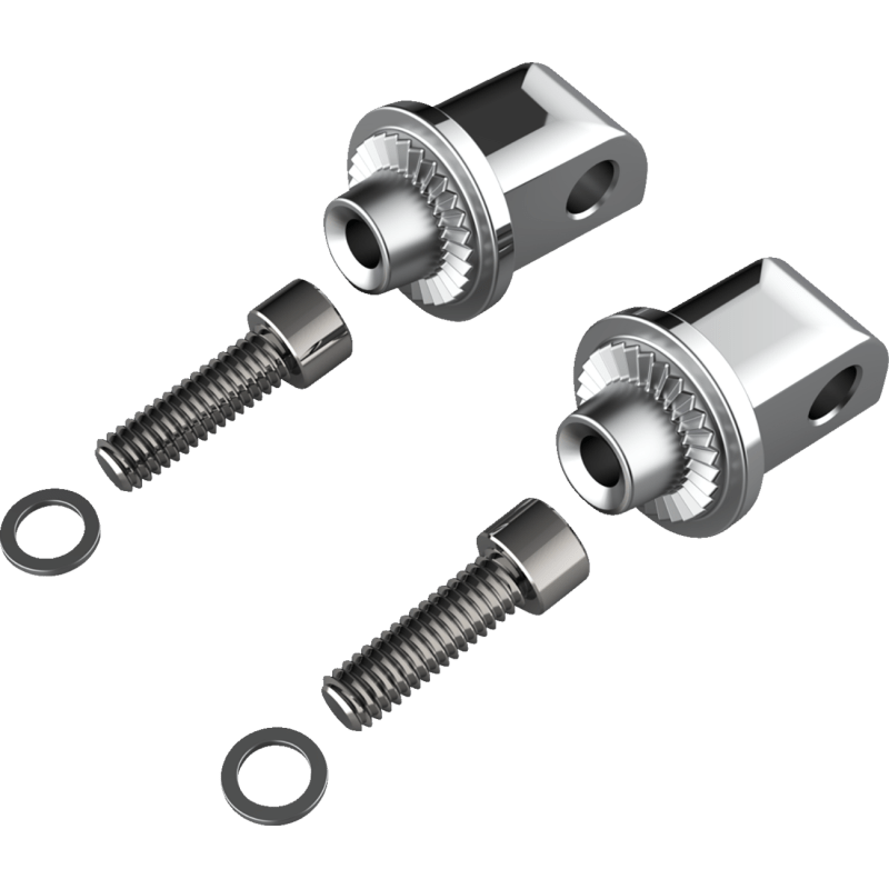 CIRO LLC PASSENGER PEG ADAPTERS FOR INDIAN CHROME (60020) | DRIVEN ...