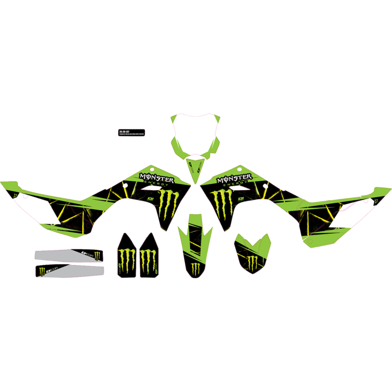 D'COR VISUALS CMPLT KIT MONSTER ENERGY SLASH - K 450 (24) BG D'COR ...