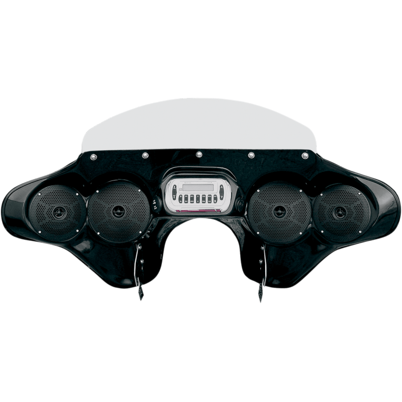 HOPPE INDUSTRIES 93-17 FLSTF BATWING FAIRING W/STEREO (HPKT-0006A ...