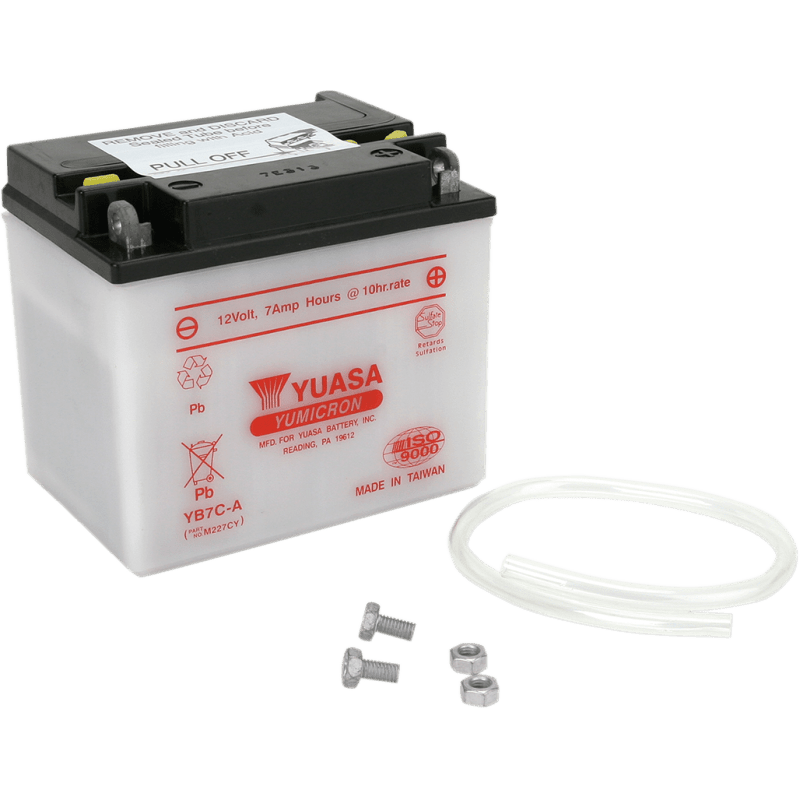 YUASA YB7C-A YUMICRON 12V BATTERY (YUAM227CY) | DRIVEN Canada's Powersports