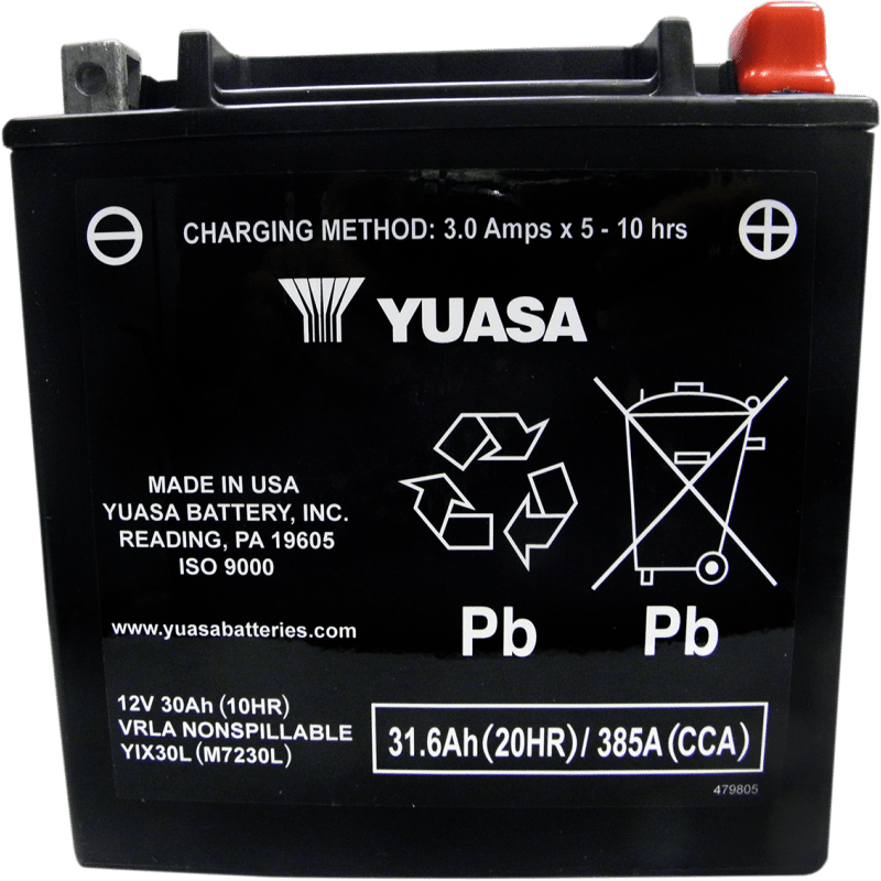 YUASA YIX30L-BS MAINTENANCE FREE 12V BATTERY (YUAM6230X) | DRIVEN ...